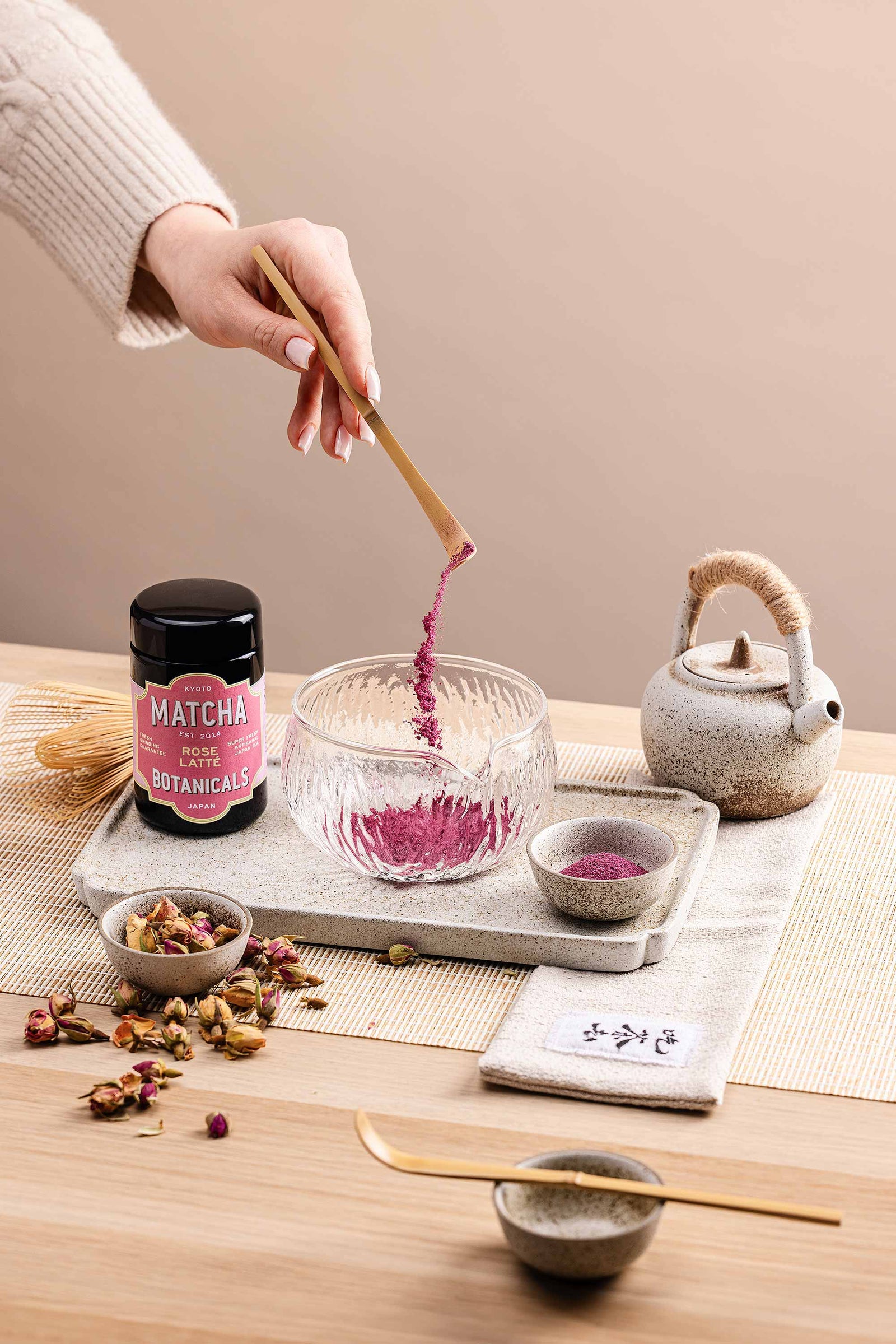 Matcha Rose Latté – Matcha Botanicals